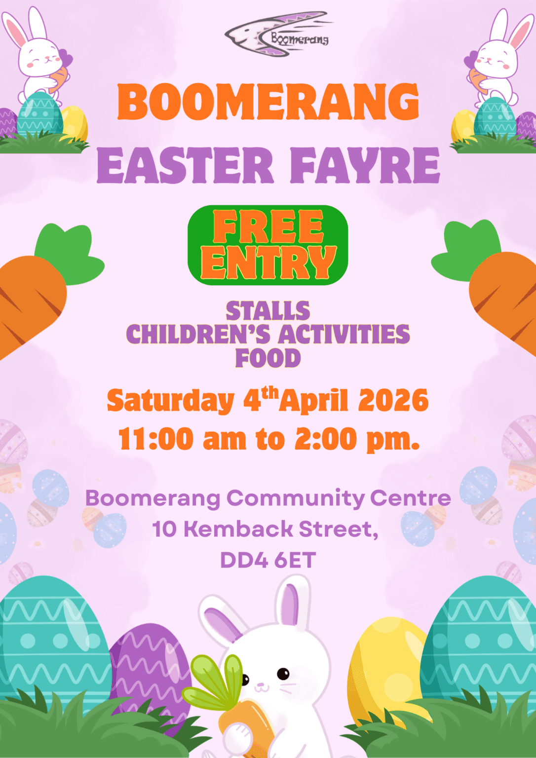 What’s on – Boomerang Community Centre